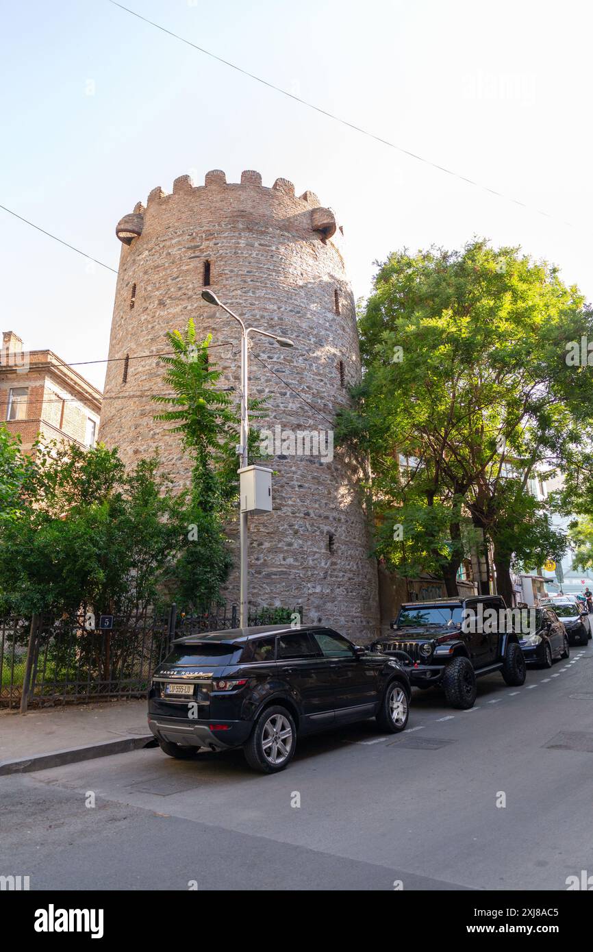 Tbilisi, Georgia - 24 JUNE, 2024: The Orbeliani Tower, the only ...