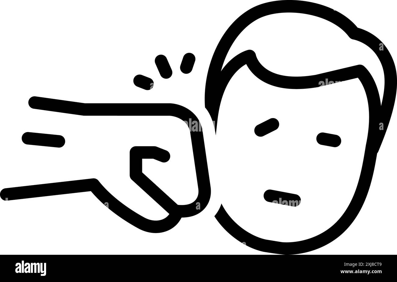 Rage icon Black and White Stock Photos & Images - Alamy