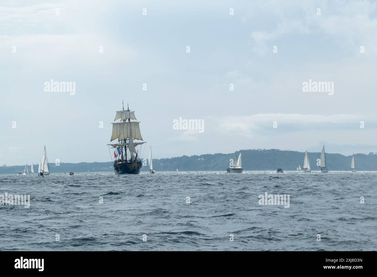 Gathering of ancient boats and more modern boats from around Europe to ...