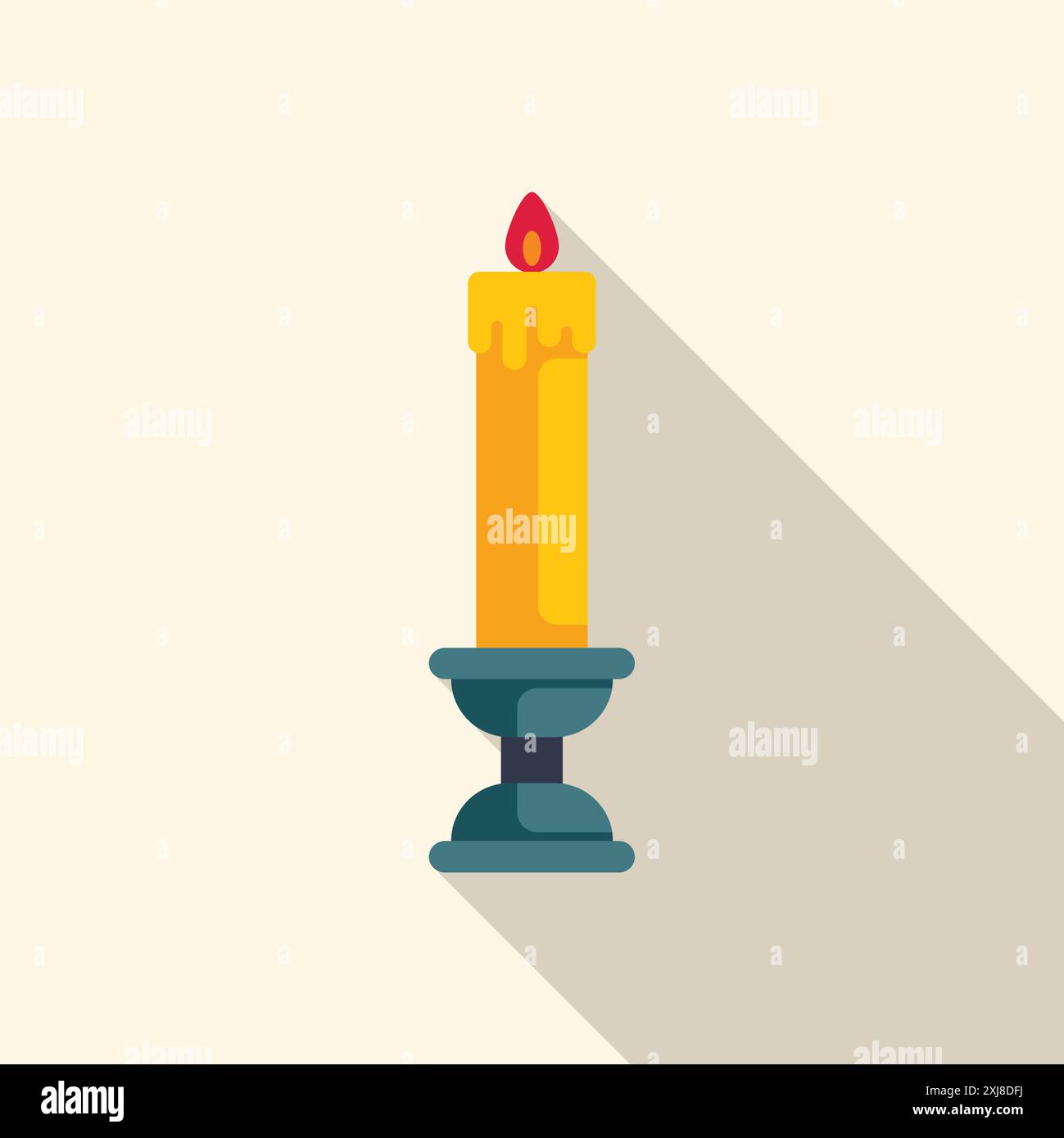 Candle wax dripping down Stock Vector Images - Alamy