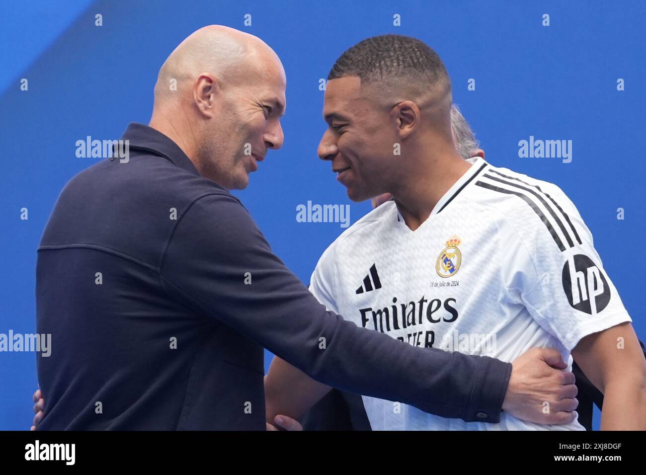 Kylian Mbappe during his presentation as a new player of Real Madrid CF ...