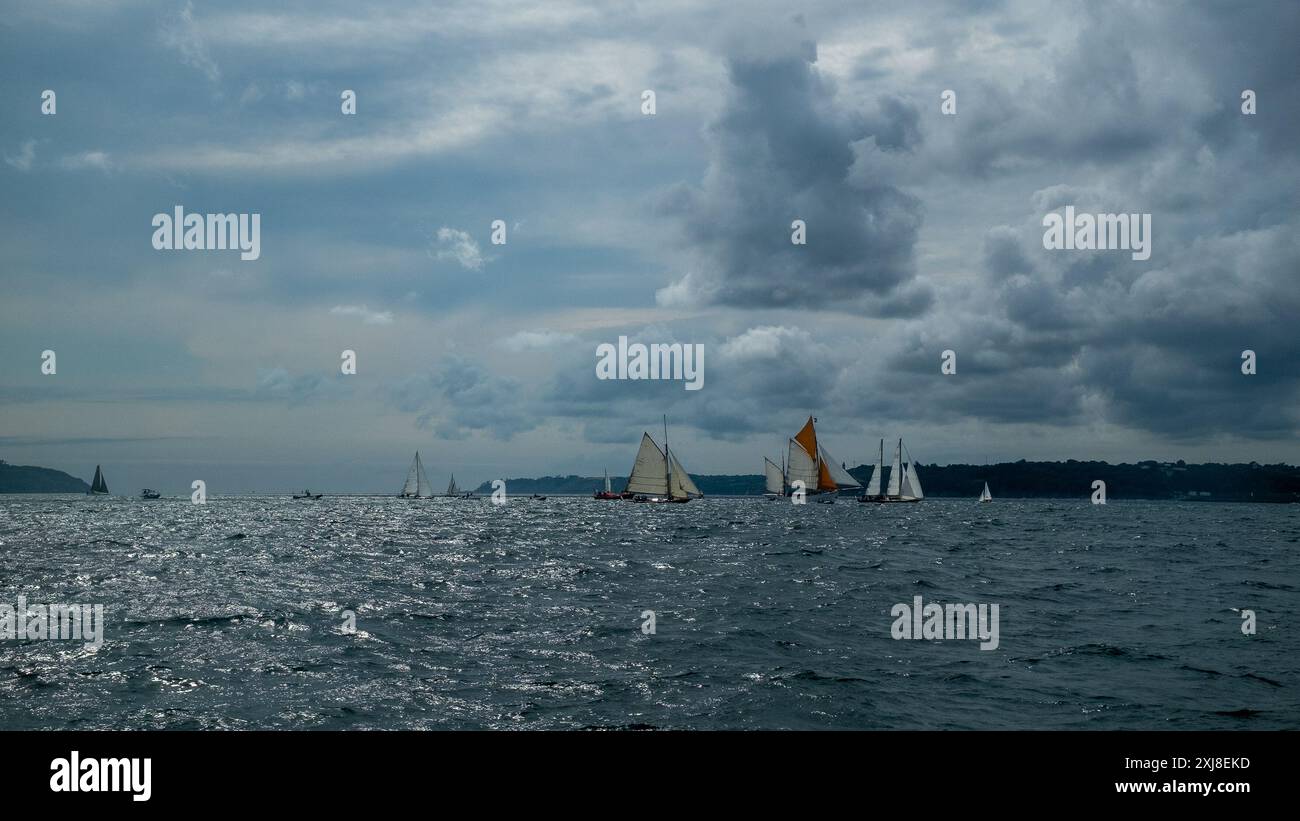 Gathering of ancient boats and more modern boats from around Europe to ...