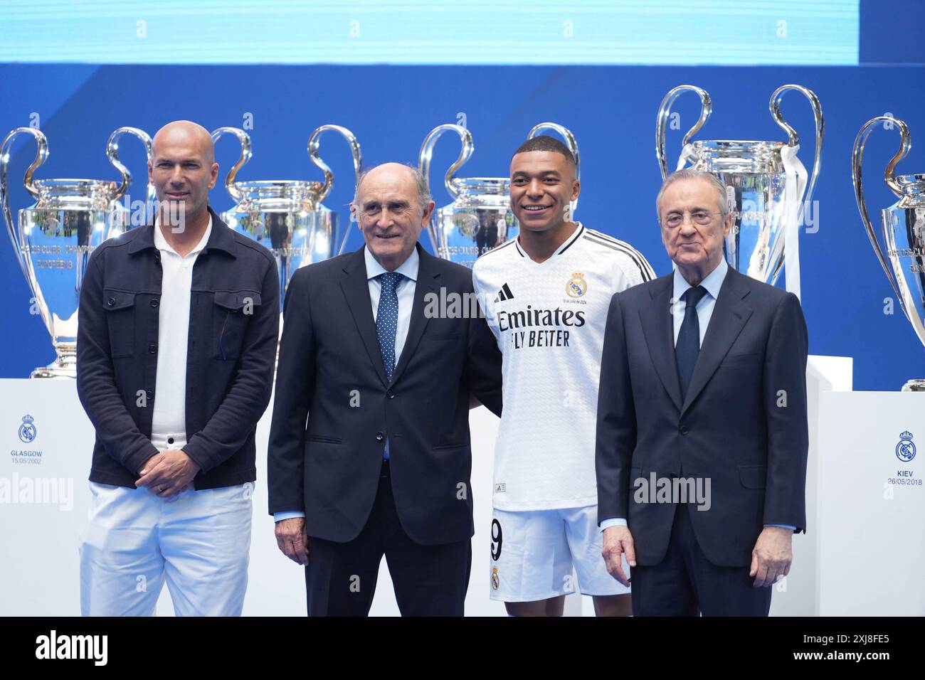 Former French football player Zinedine ZIDANE, Honorary President of ...