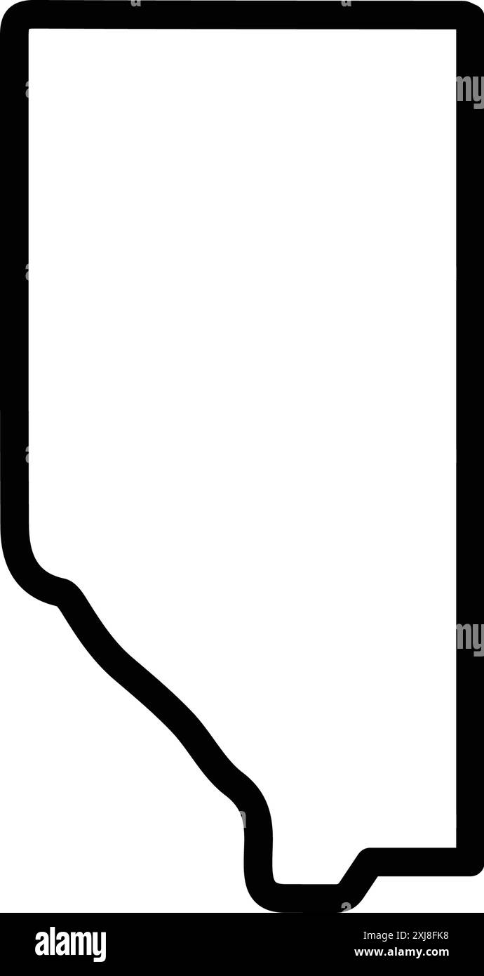 Canada map alberta Black and White Stock Photos & Images - Alamy