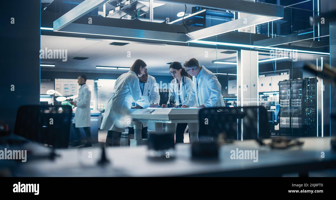 Young Team of Smart Diverse Multicultural Engineers Building and Developing a Prosthetic ...