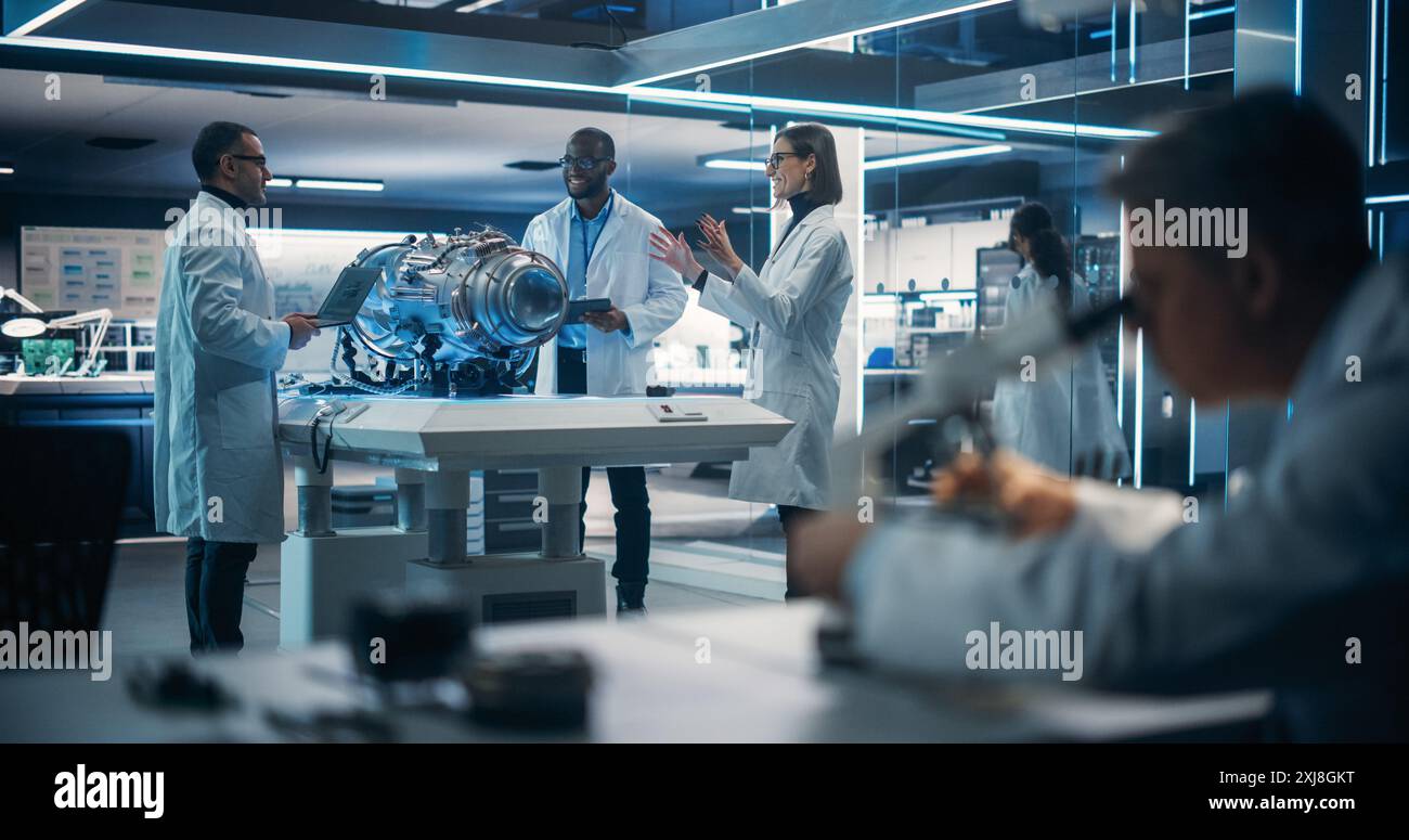 Propulsion Engineer, Scientist and Operators Working on an Innovative ...