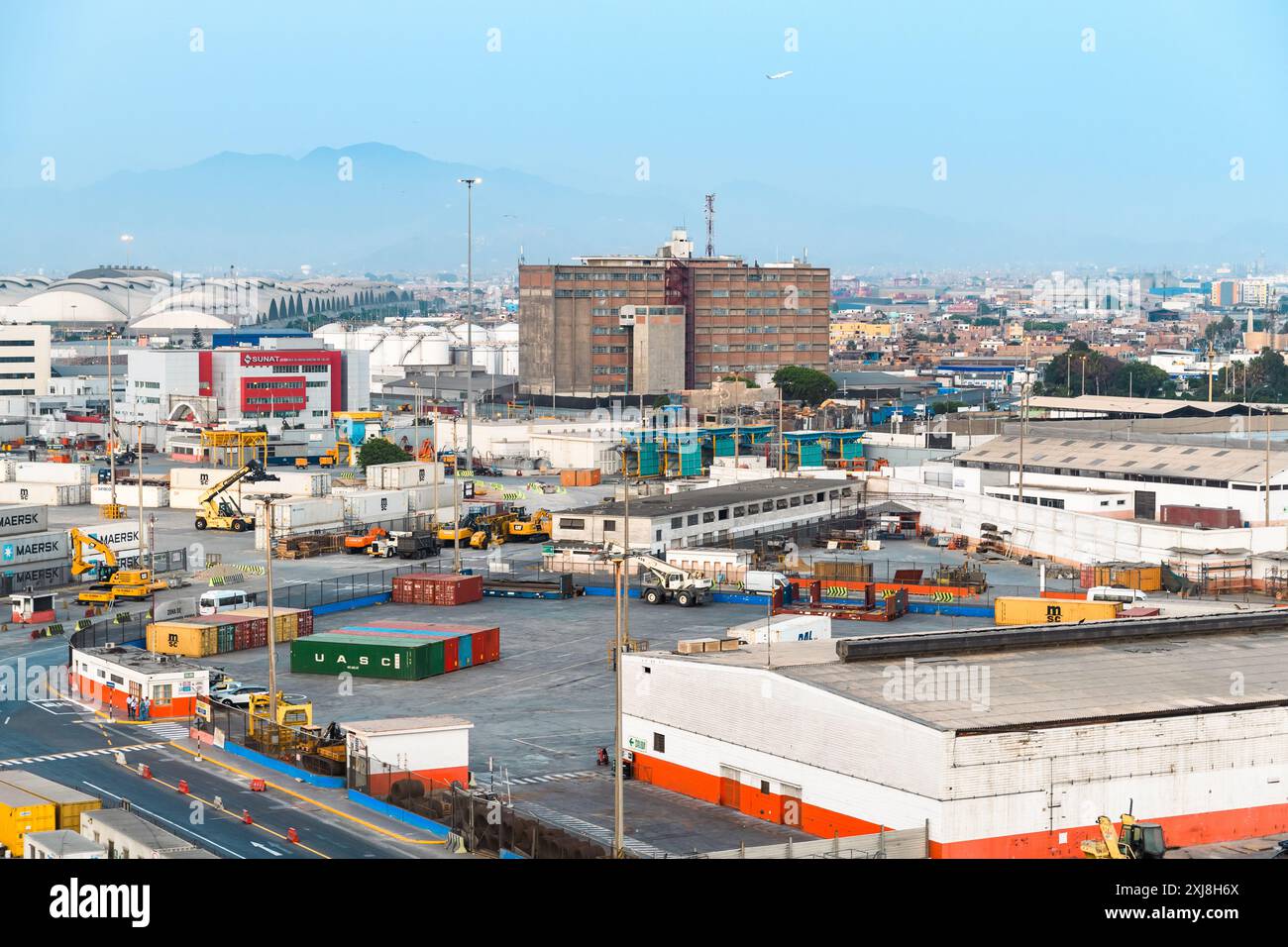 Port of Callao, Lima, Peru - March 20, 2019: A vibrant display of ...