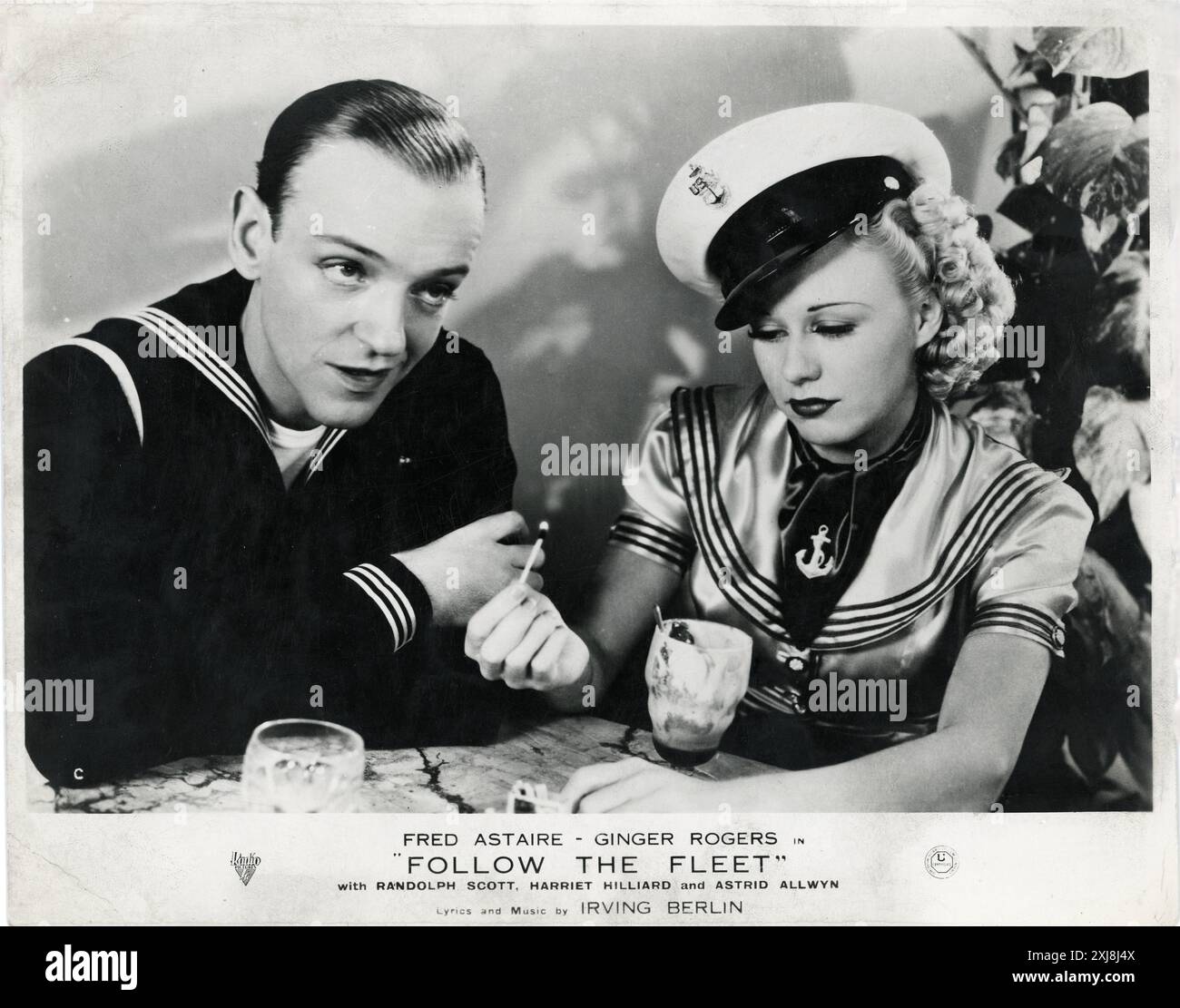 FRED ASTAIRE and GINGER ROGERS in FOLLOW THE FLEET 1936 director MARK SANDRICH lyrics and music ...