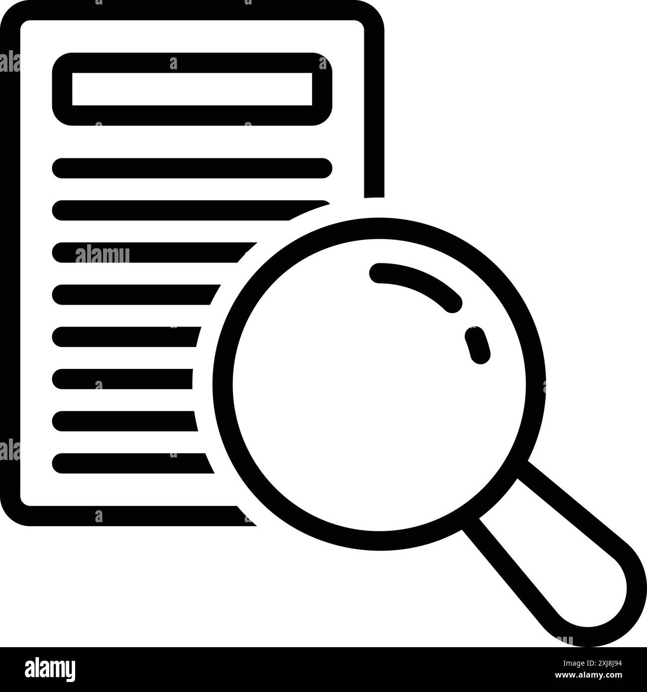 Icon for analyze,document Stock Vector Image & Art - Alamy