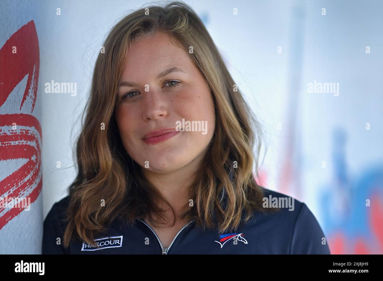 Saint Martin De Brehal, France. 15th July, 2024. Lisa Cez during the ...