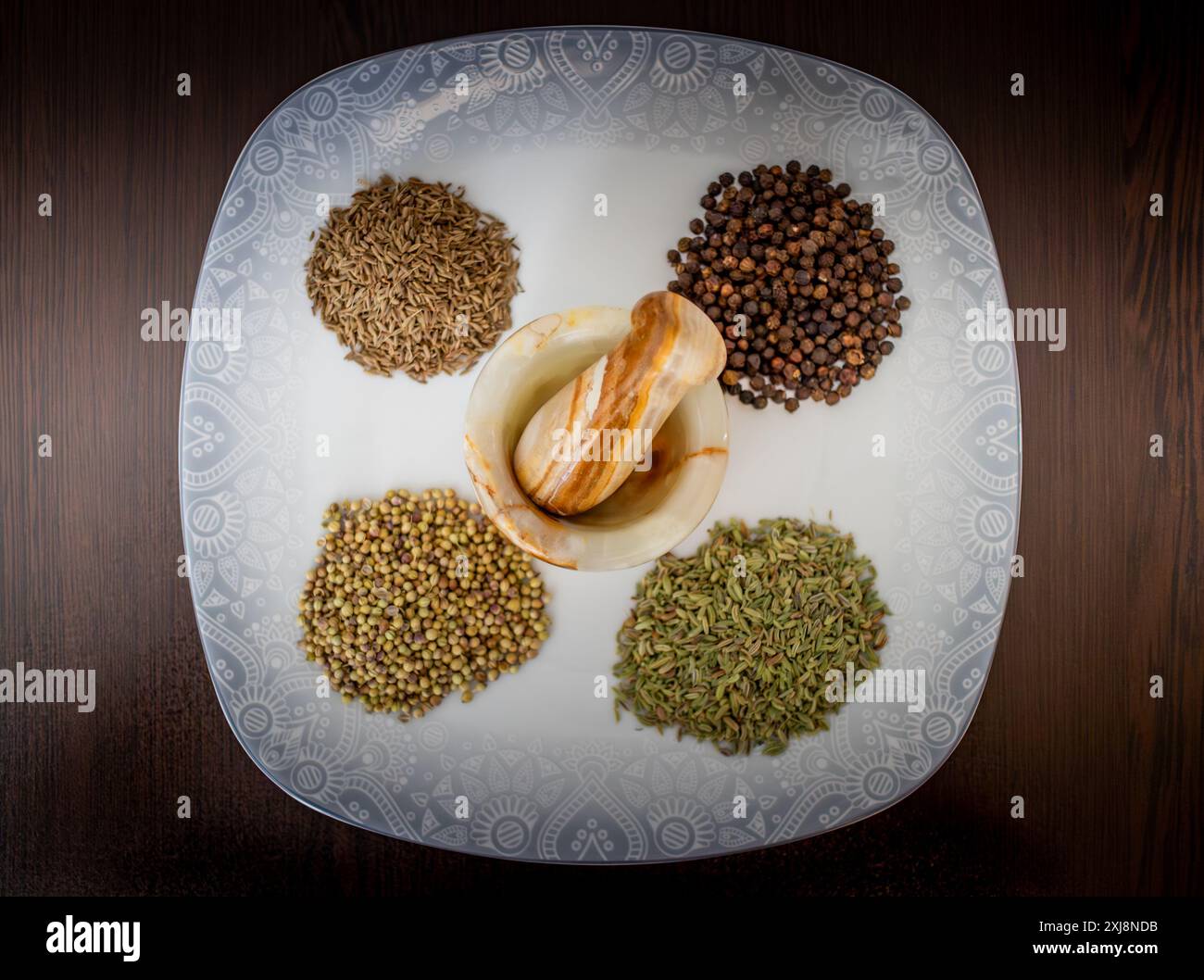 Spices mortar hi-res stock photography and images - Alamy