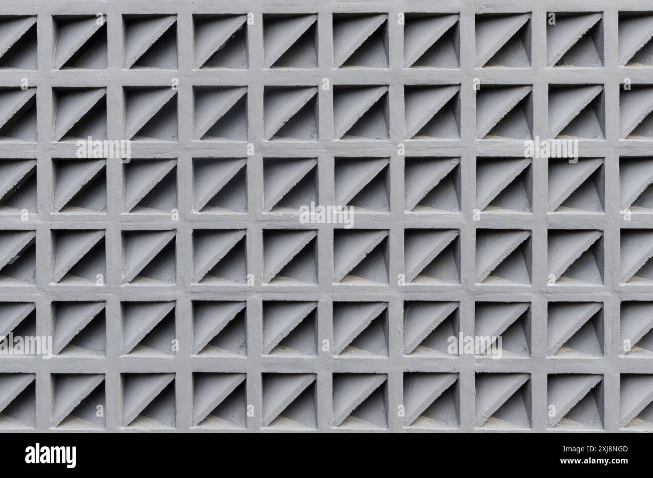 Gray concrete roster block pattern. Wall roster background Stock Photo ...
