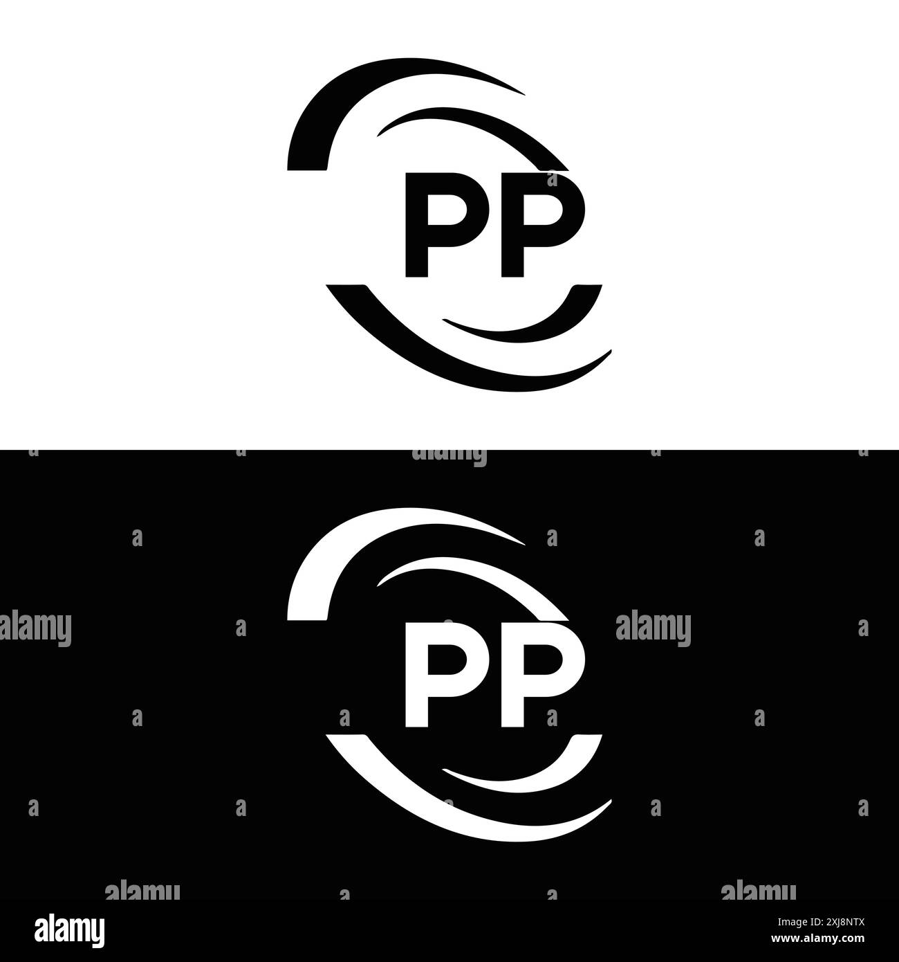 PP logo. P P design. White PP letter. PP, P P letter logo design. P P ...