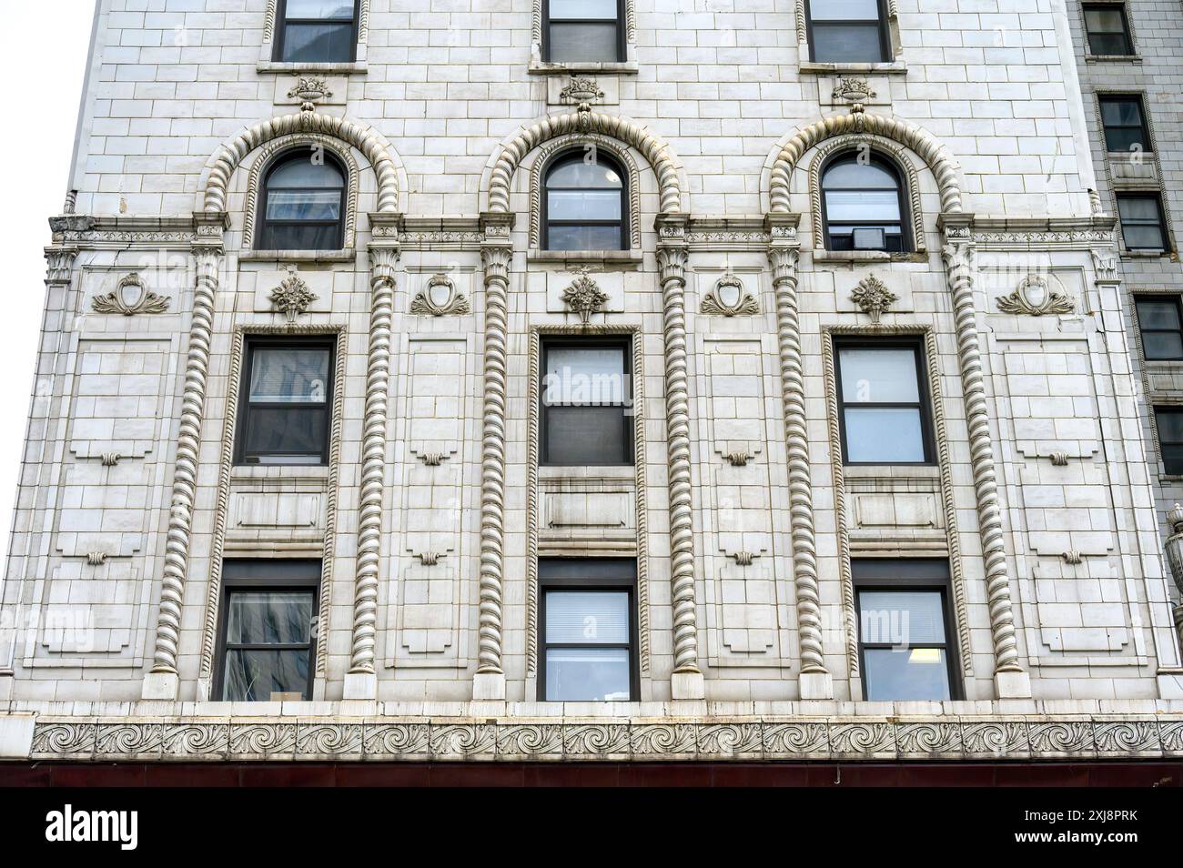 The Cadillac Tower, exterior architecture, Detroit, USA Stock Photo - Alamy