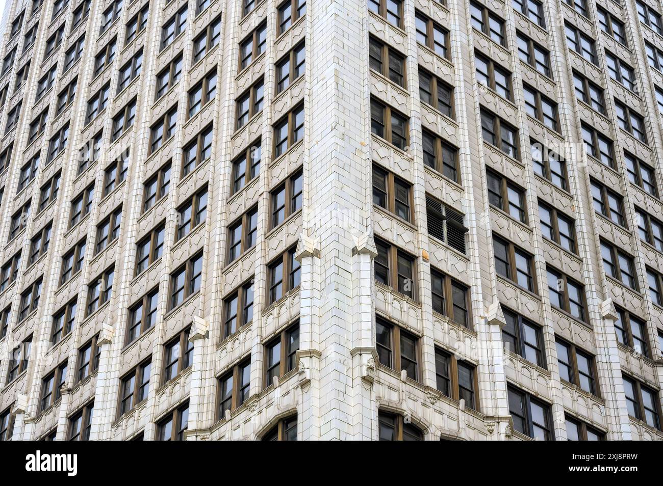 The Cadillac Tower, exterior architecture, Detroit, USA Stock Photo - Alamy