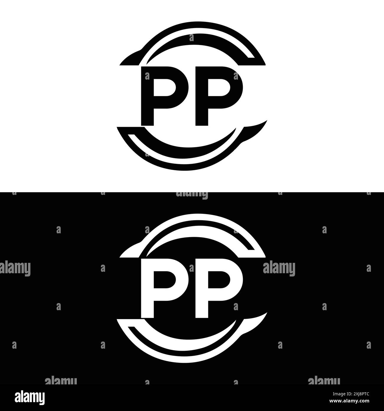 PP logo. P P design. White PP letter. PP, P P letter logo design. P P ...