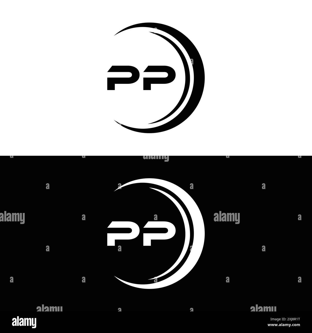 PP logo. P P design. White PP letter. PP, P P letter logo design. P P ...