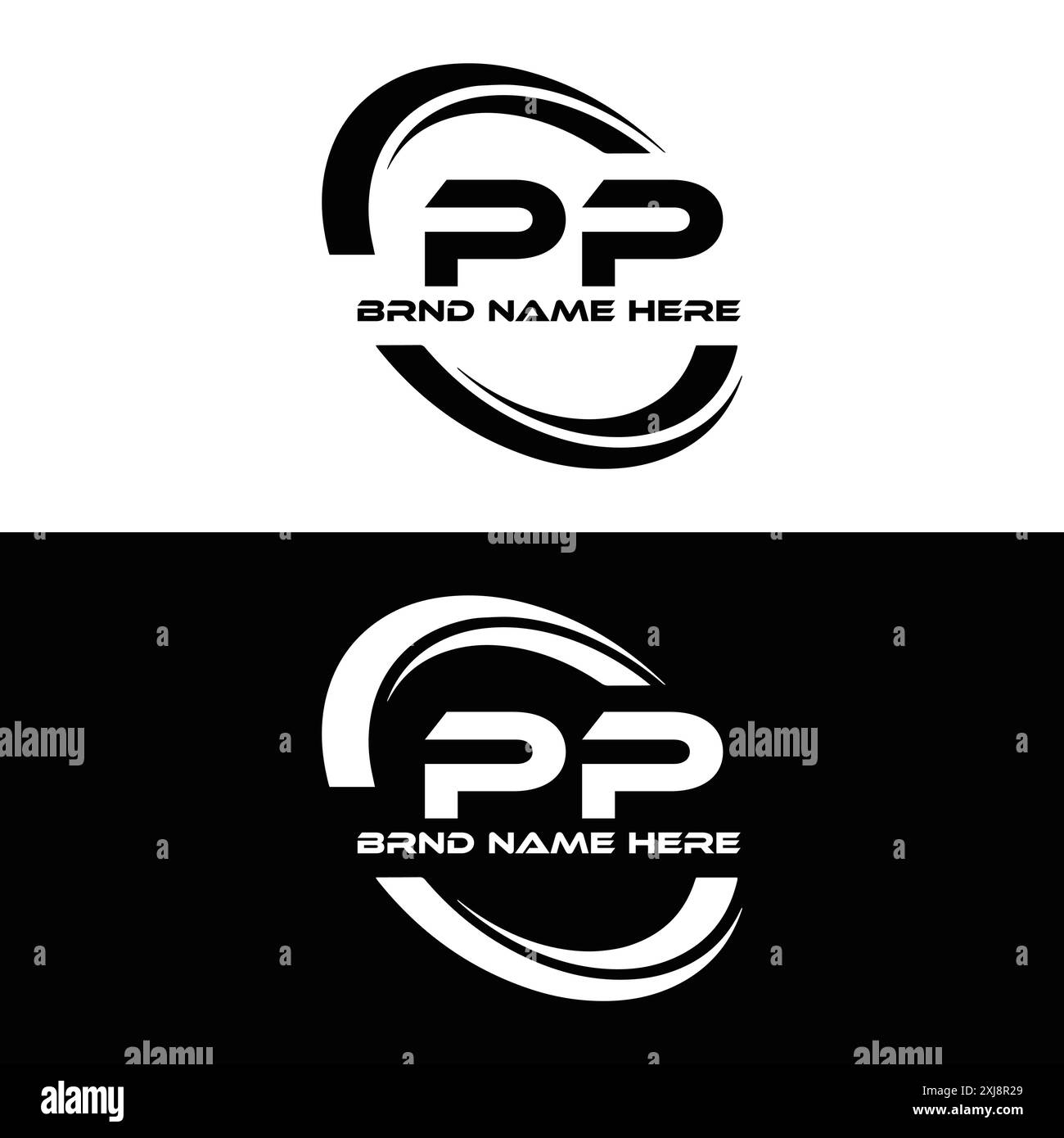 PP logo. P P design. White PP letter. PP, P P letter logo design. P P ...