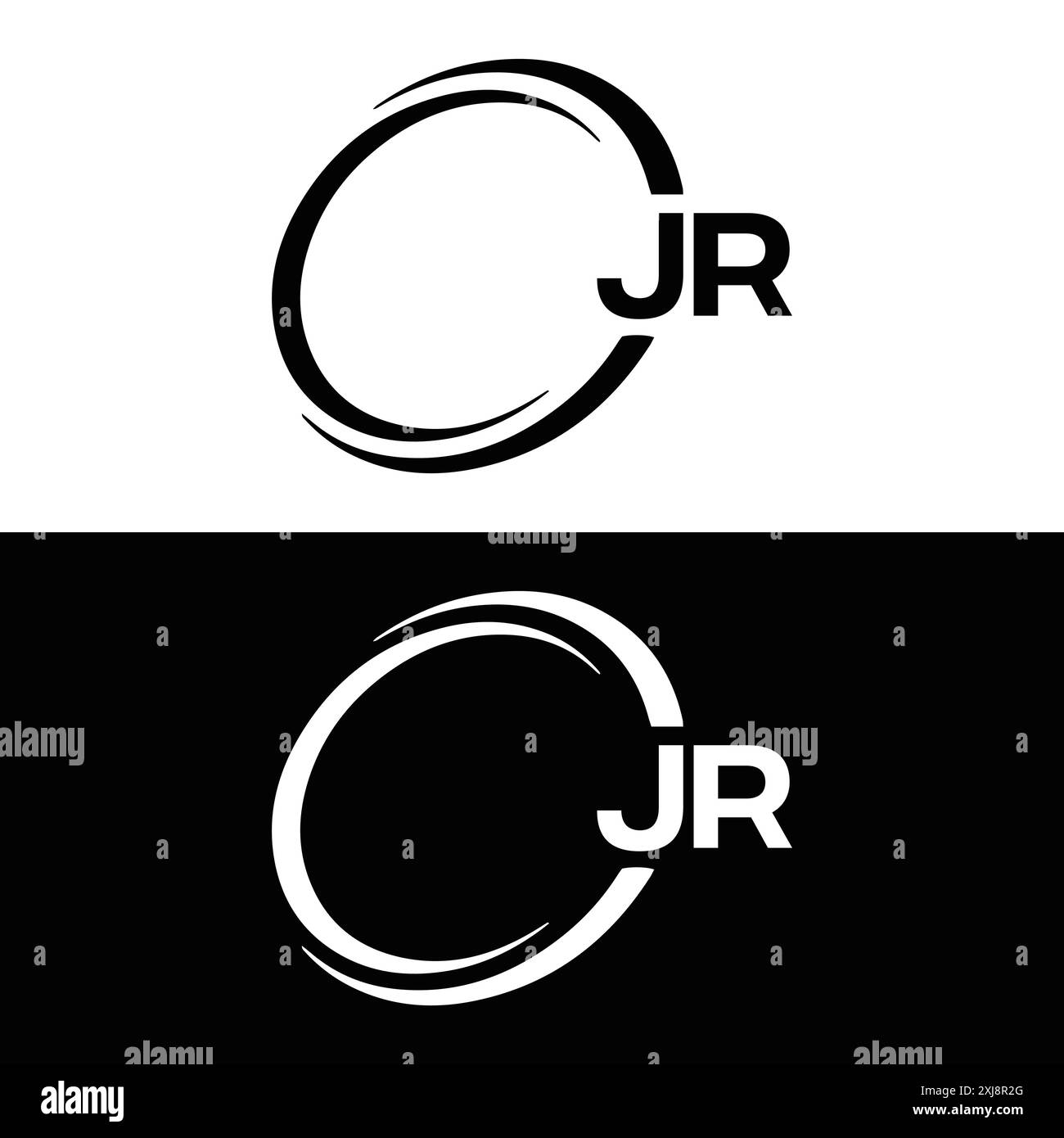 JR logo. J R design. White JR letter. JR, J R letter logo design. J R ...