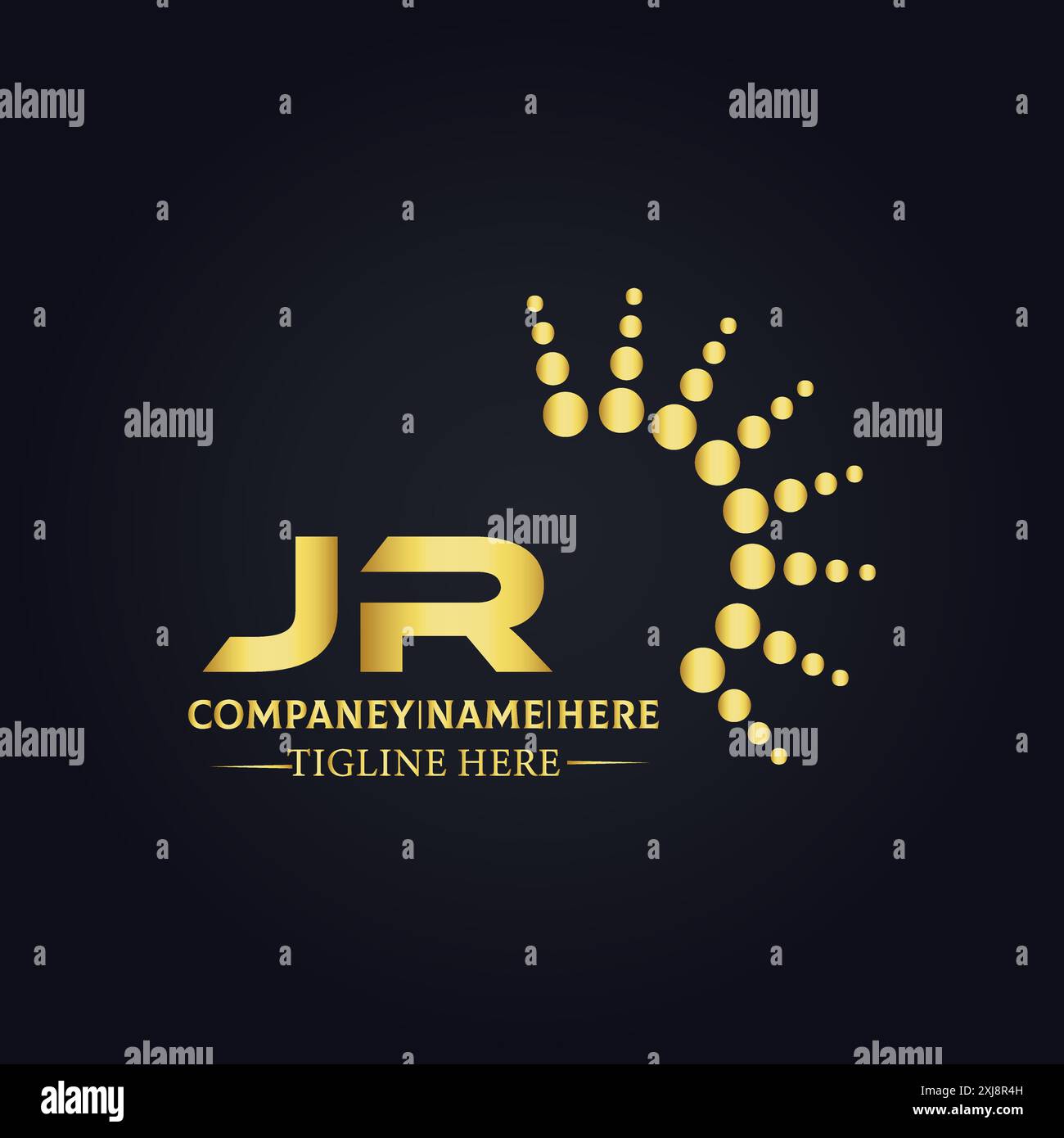 JR logo. J R design. White JR letter. JR, J R letter logo design. J R ...
