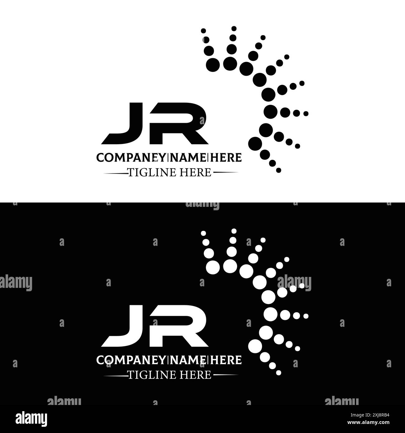 JR logo. J R design. White JR letter. JR, J R letter logo design. J R ...
