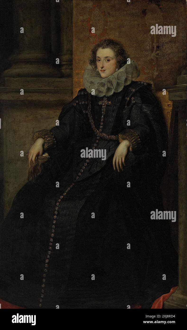 Studio of Sir Anthony van Dyck - Portrait of Doña Polissena Spinola ...