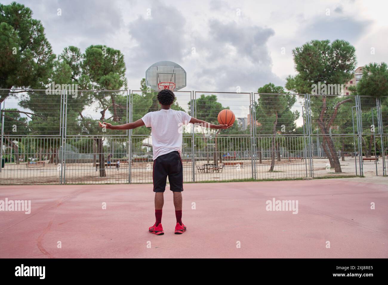 African american player arms hi-res stock photography and images - Alamy