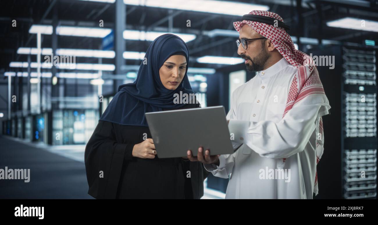 Middle Eastern Network Engineer and Cybersecurity Specialist Work in ...