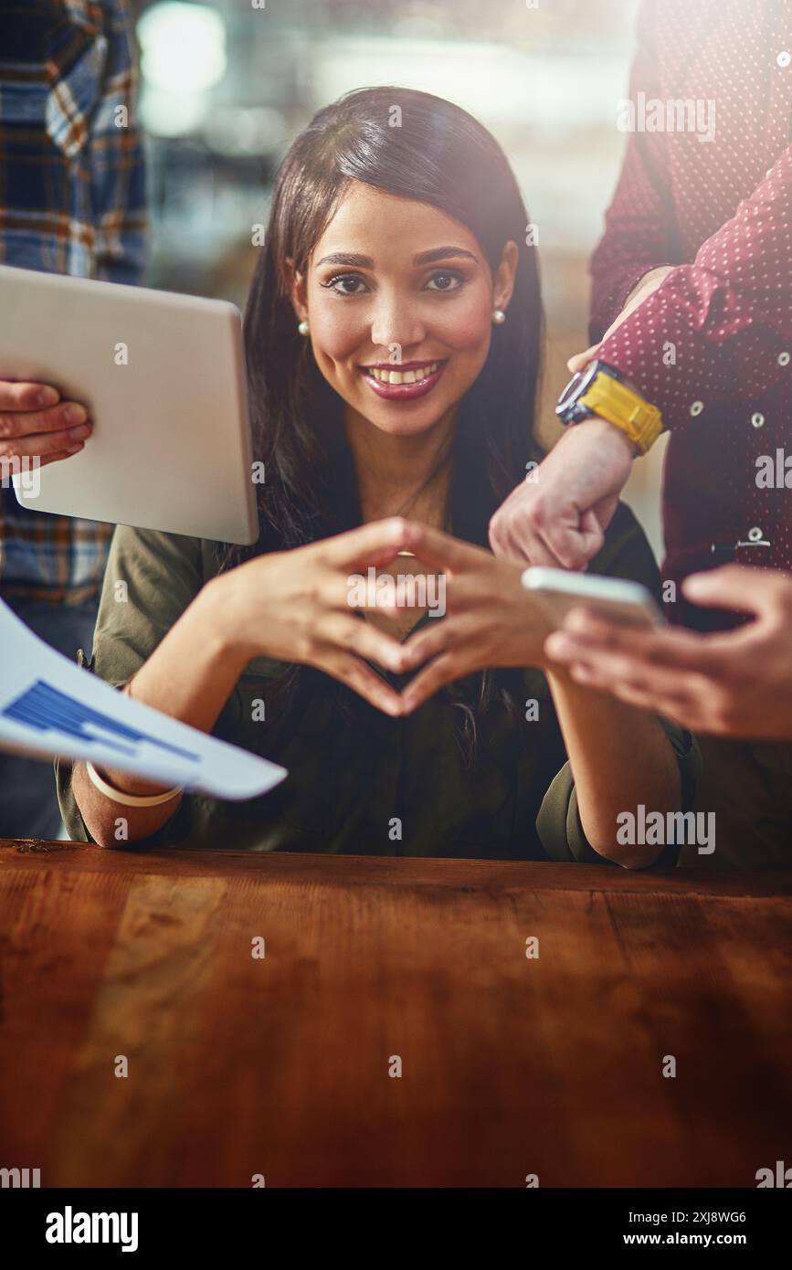 Woman ignore colleagues in office hi-res stock photography and images ...