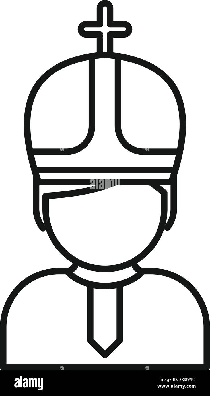 Mitre hat hi-res stock photography and images - Alamy