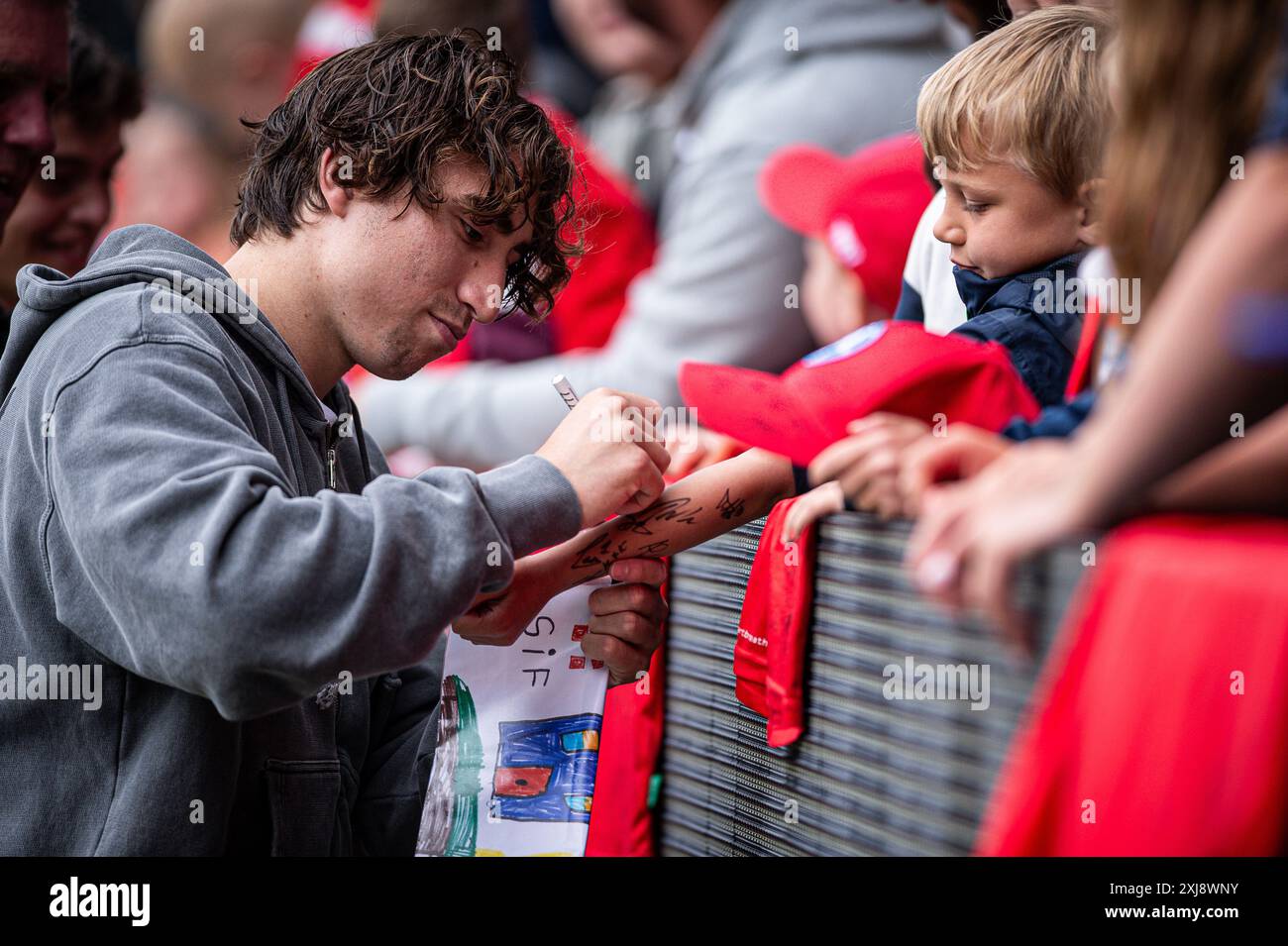 Silkeborg, Denmark. 30th, June 2024. Alexander Lind of Silkeborg IF ...