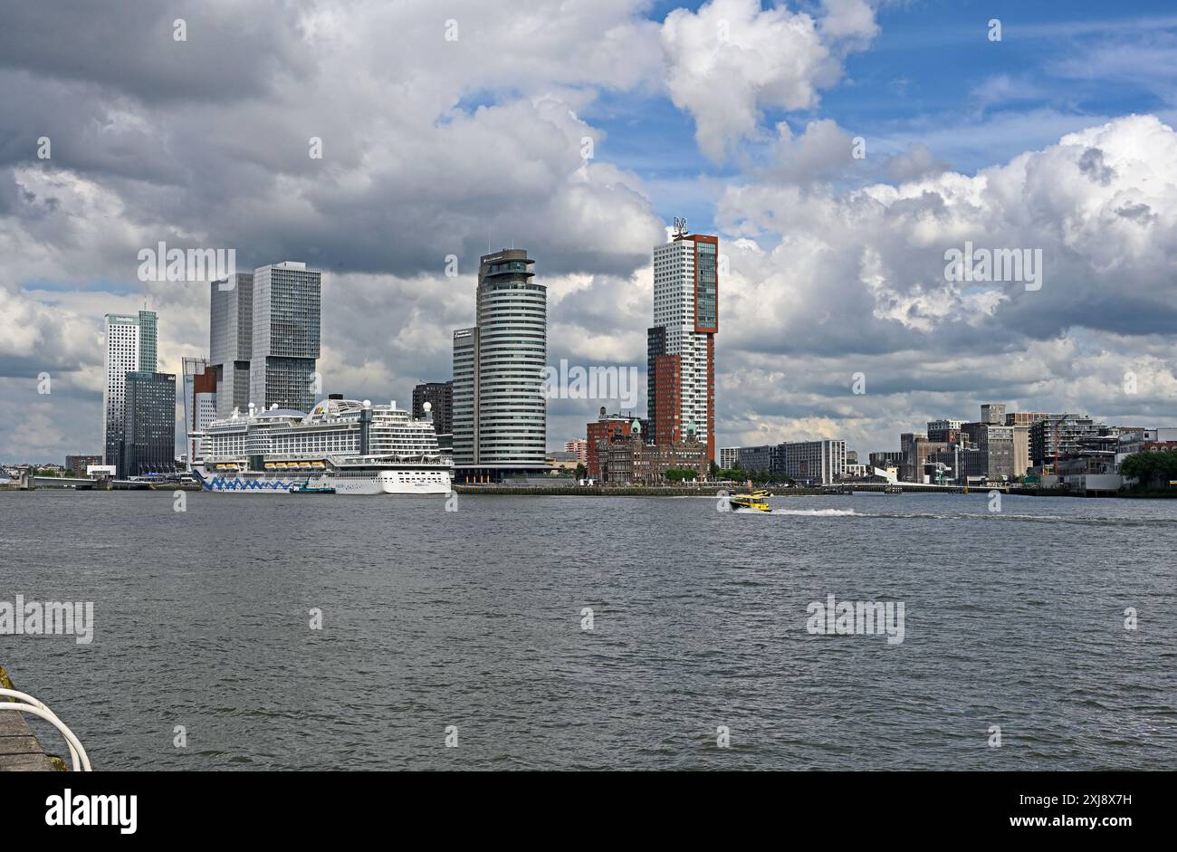 rotterdam, netherlands - 2024.07.11: cruise vessel aidaprima (imo ...