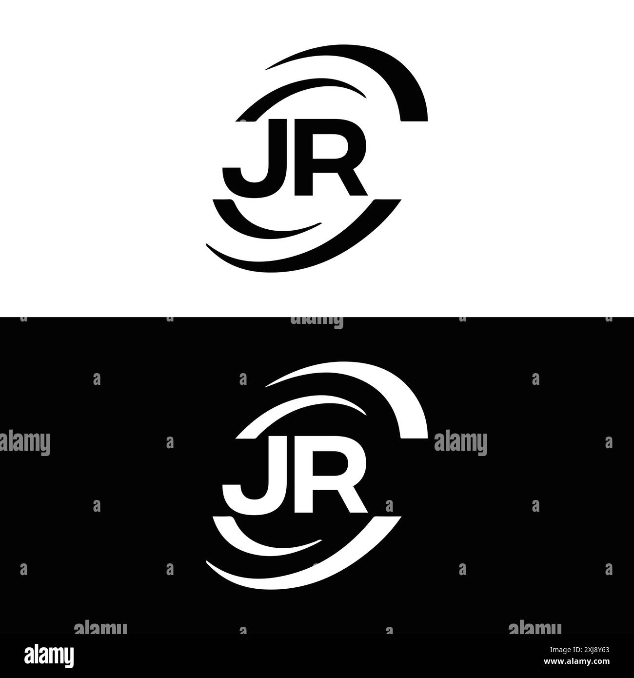 JR logo. J R design. White JR letter. JR, J R letter logo design. J R ...