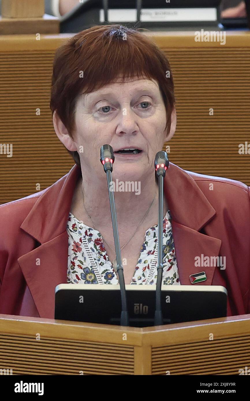 Namur, Belgium. 17th July, 2024. PTB Alice Bernard pictured during a ...