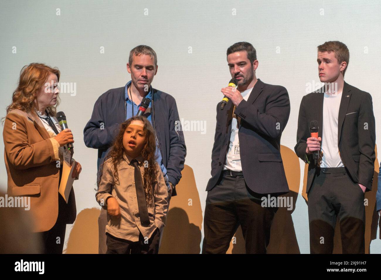 The director Mark O'Connor showed his film ‘Amongst The Wolves’ and was ...