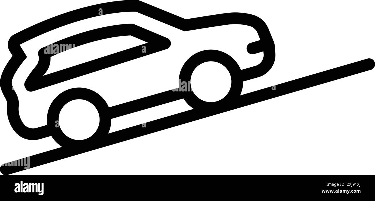 Steep slope hillside Stock Vector Images - Alamy