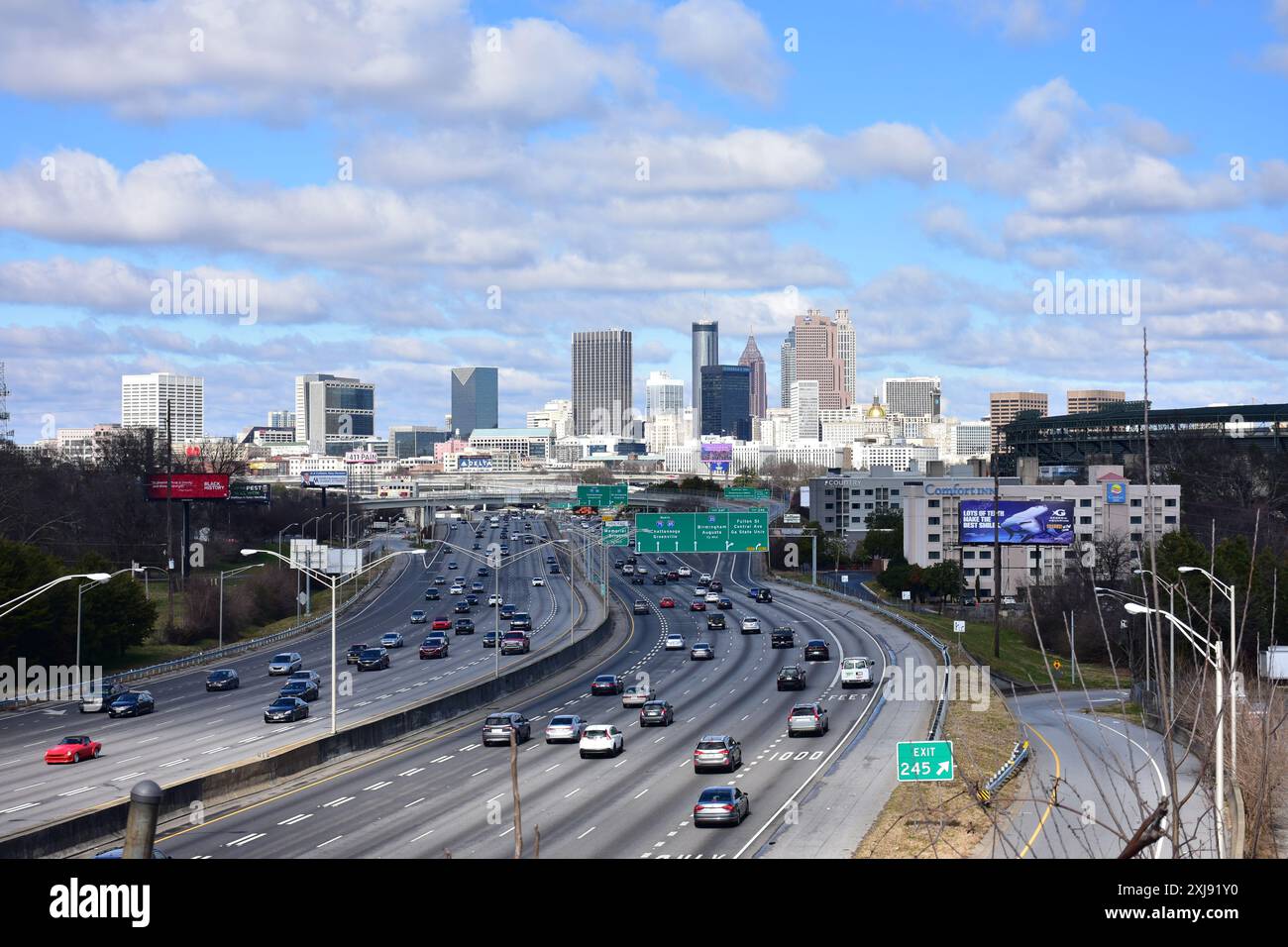 Atlanta traffic hi-res stock photography and images - Alamy