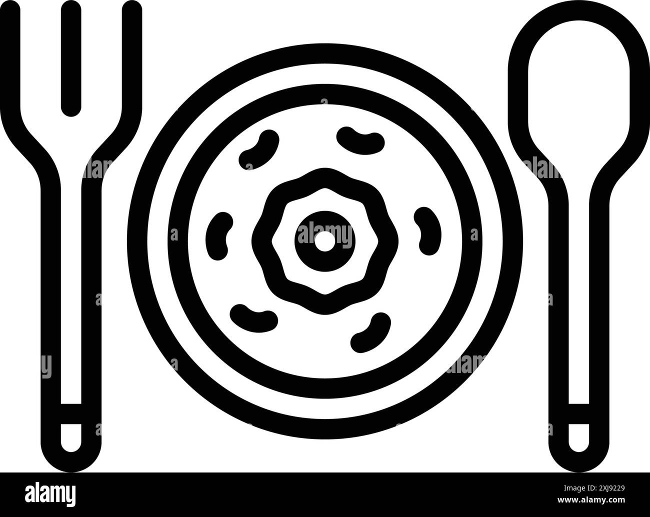 Icon for portions,food Stock Vector Image & Art - Alamy