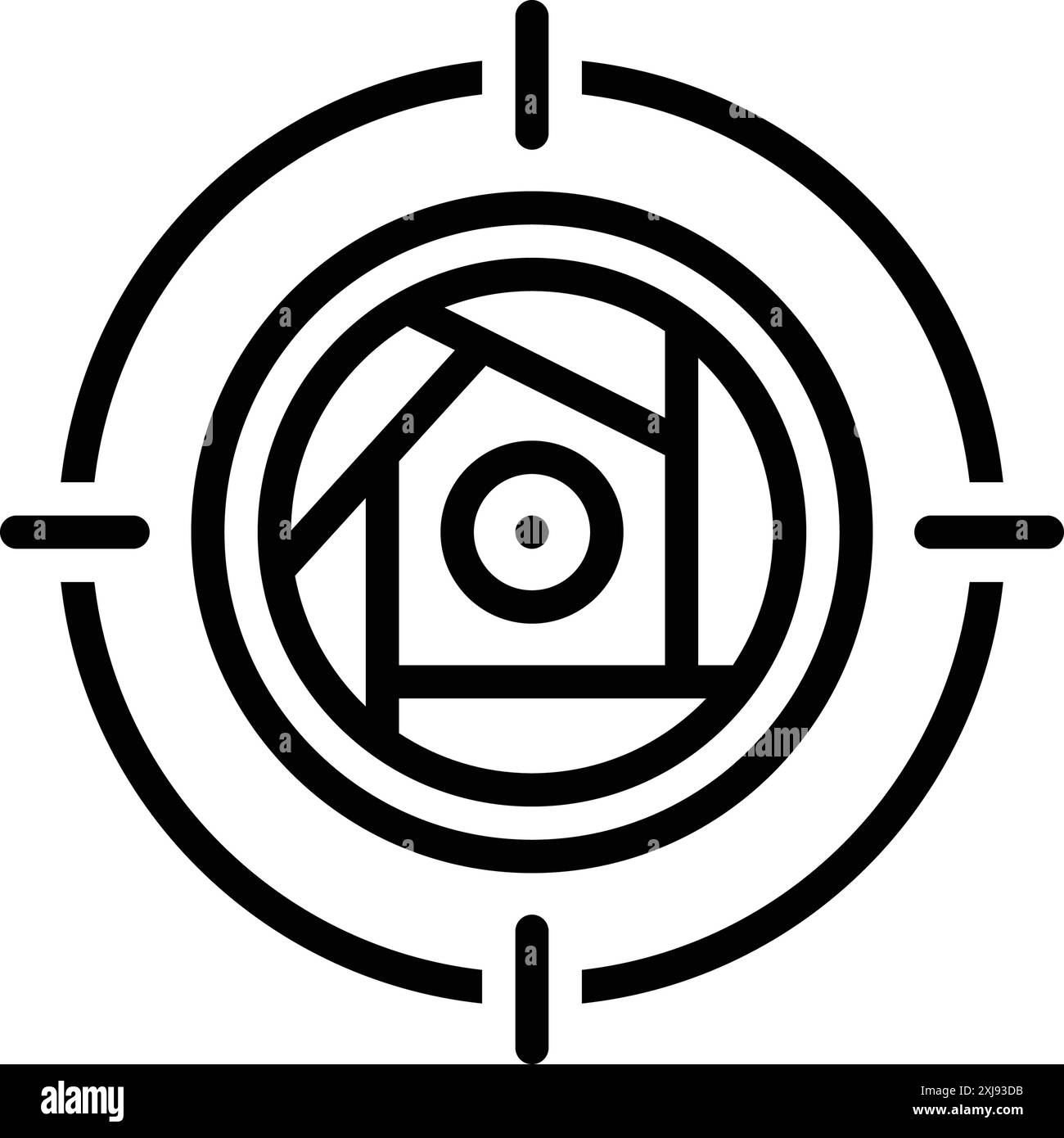 Focal target Stock Vector Images - Alamy