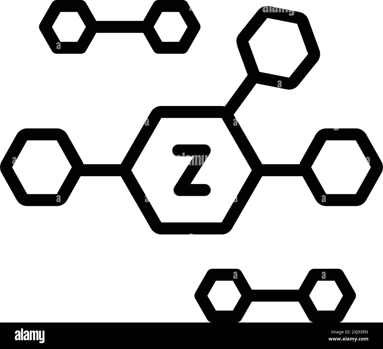 Zinc icon Black and White Stock Photos & Images - Alamy