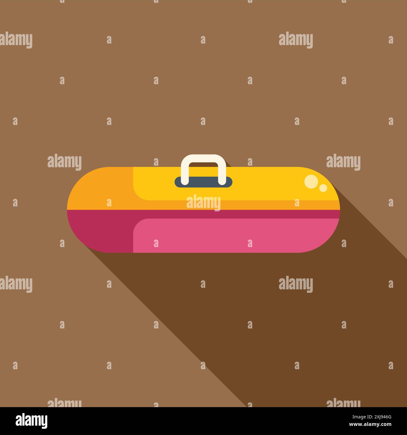 Inflatable life raft floating on water providing safety and rescue at ...