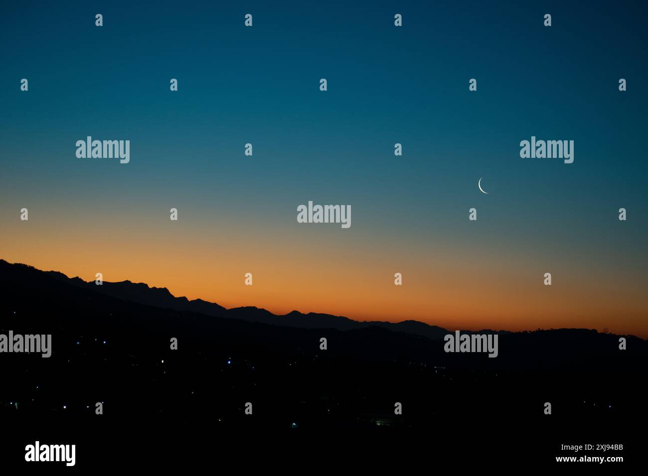 Cyan moon hi-res stock photography and images - Alamy