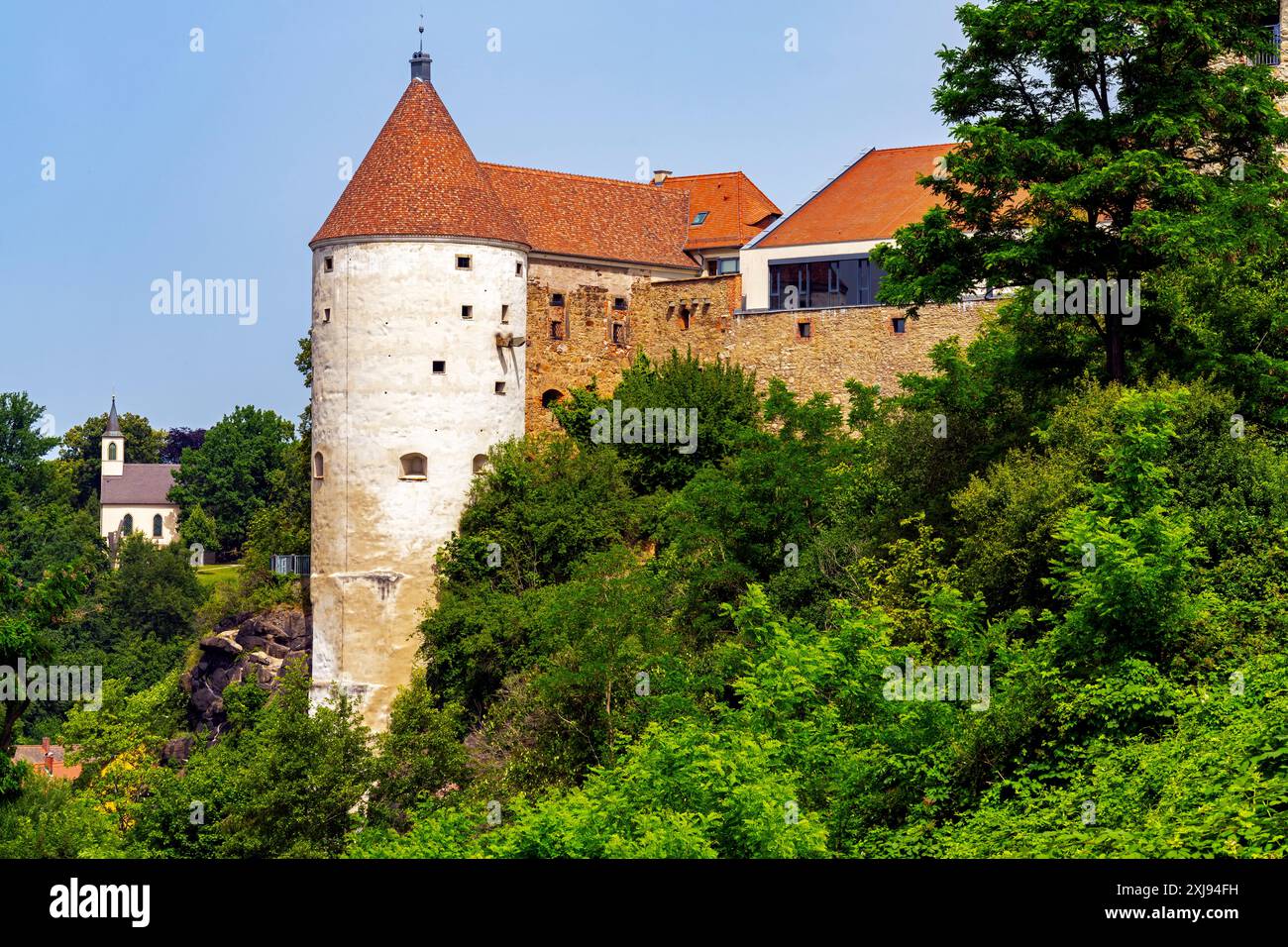 The castle water tower, the oldest part of the castle complex, was ...