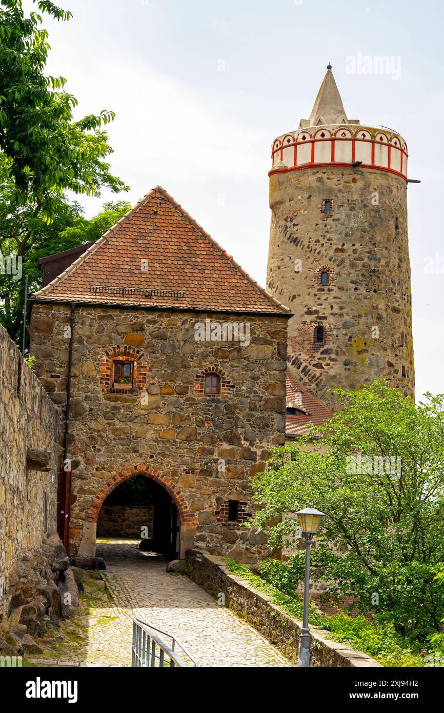 Millgate, (Mühltor), Bautzen, Saxony, Germany. The gate owes its name ...