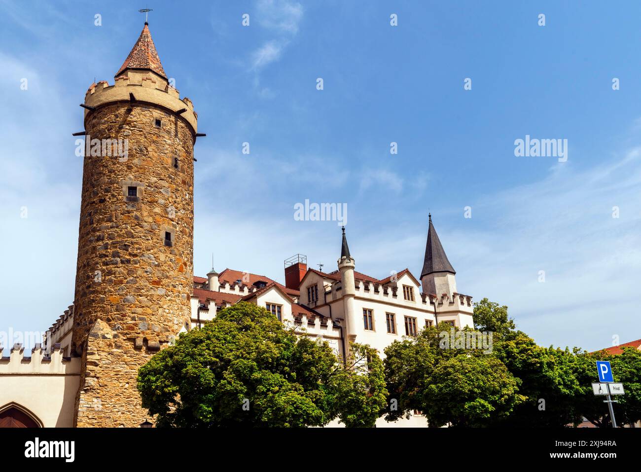Wendish Tower (Wendischer Turm) and Old barrack now Tax Office building ...