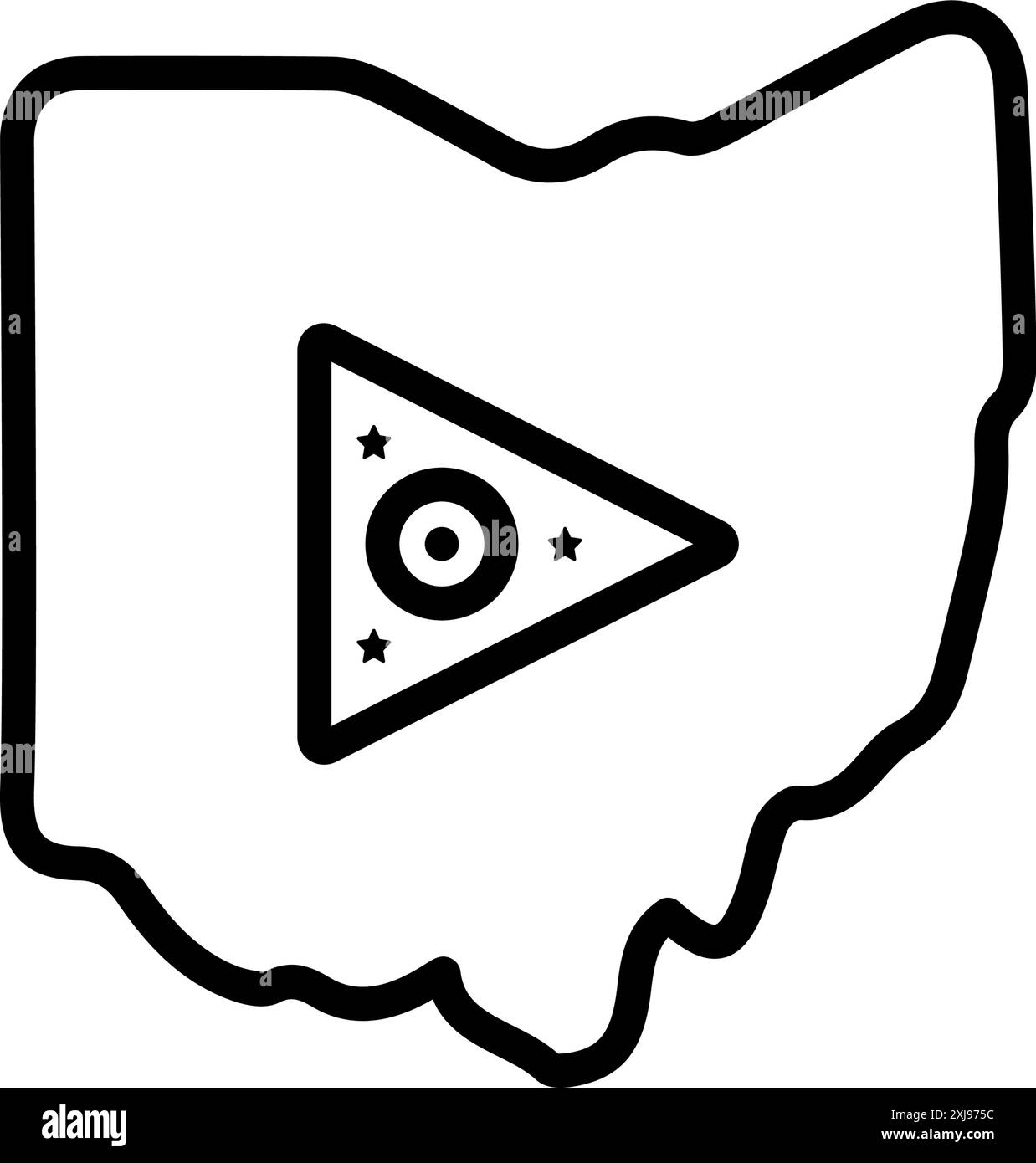 Ohio state logo Black and White Stock Photos & Images - Alamy