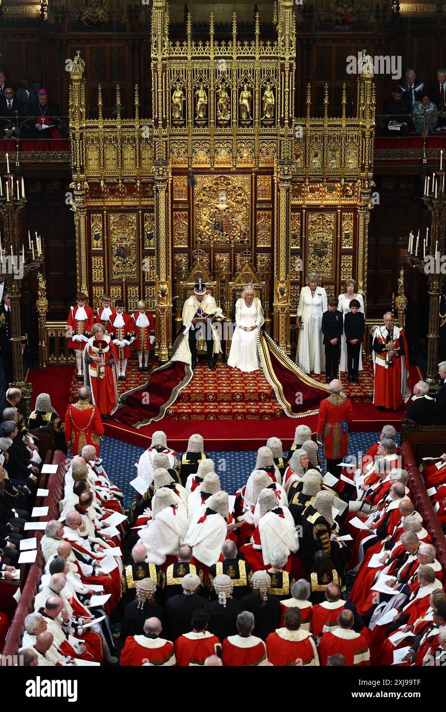 House of lords chamber king hi-res stock photography and images - Alamy