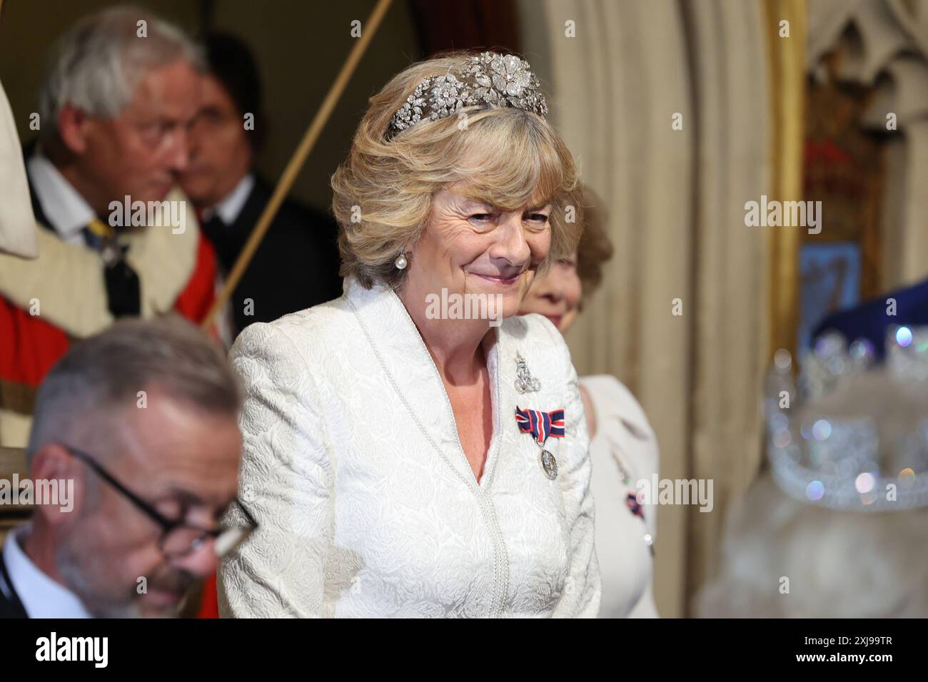 Queen's Companion Fiona Petty-Fitzmaurice, the Marchioness of Lansdowne ...