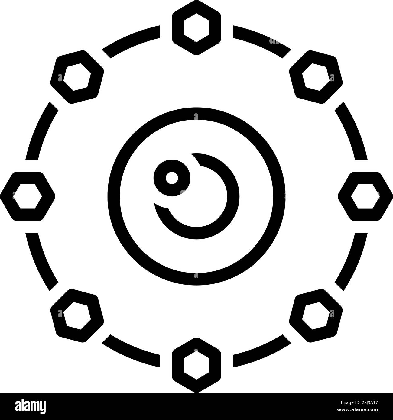 Icon visibility vision Black and White Stock Photos & Images - Alamy