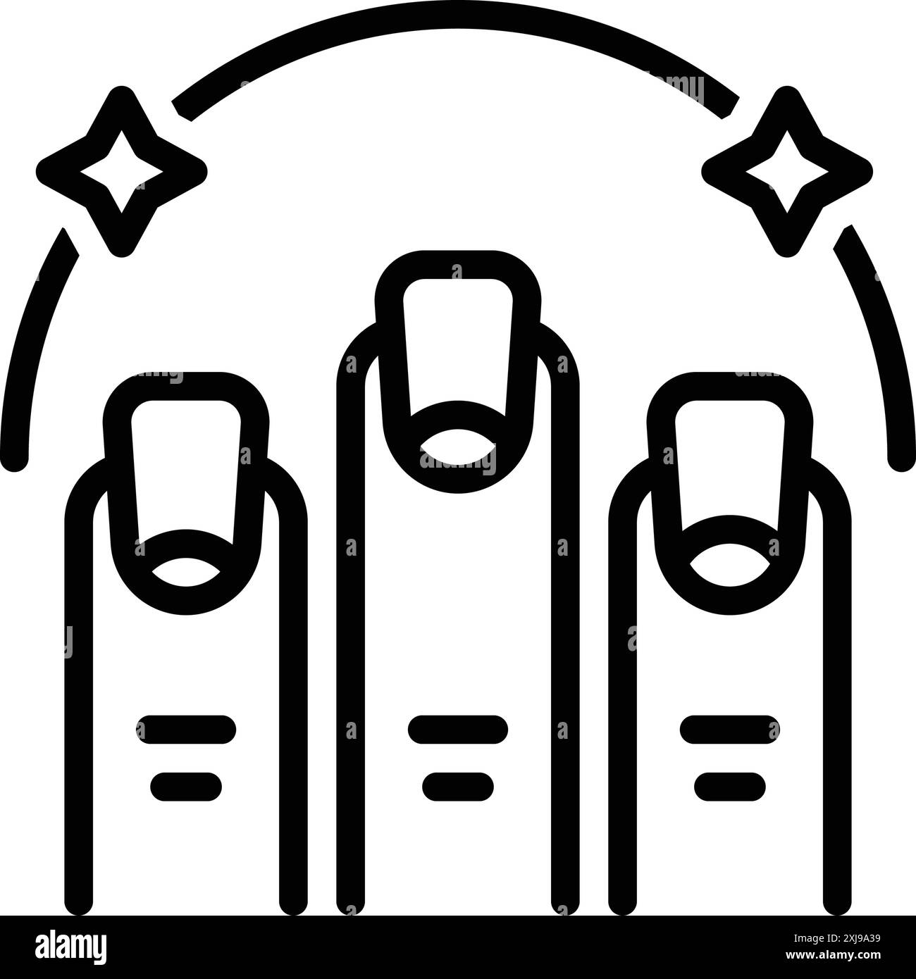 Beautiful finger nails Stock Vector Images - Alamy